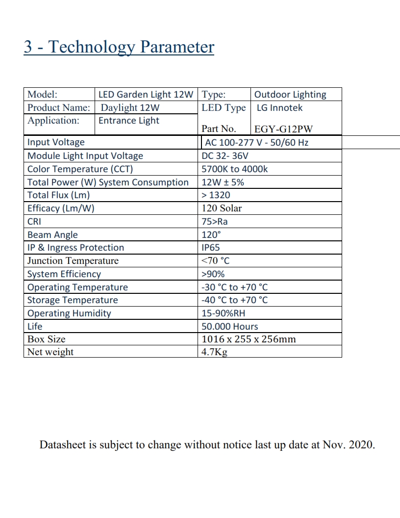 Outdoor Lighting ledegypt, lg innotek, tamer el adl, ال جي اينوتيك ...